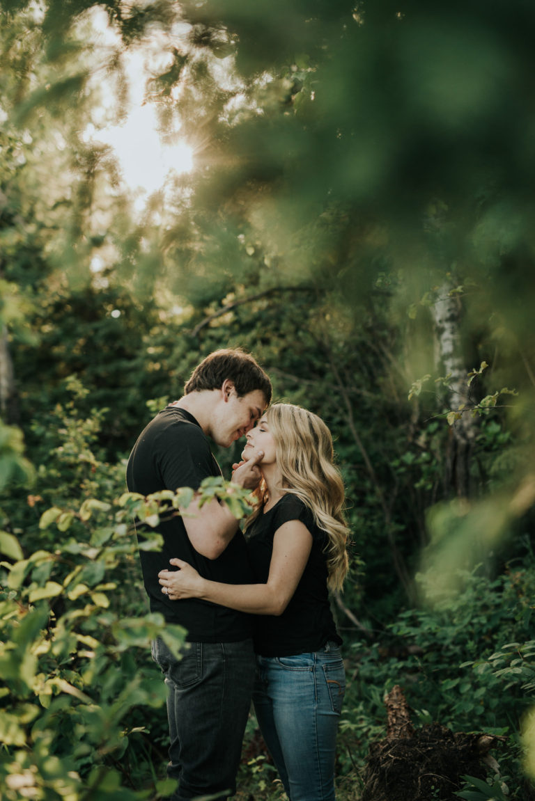 Amanda & Chris // Edmonton River Valley Engagement Session // Sherwood ...
